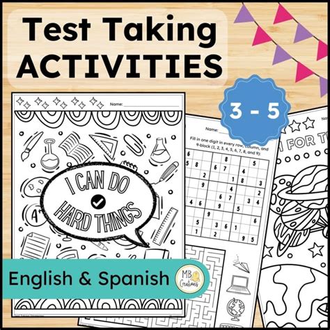 After State Testing Early Finishers Fun Activities Test Motivation
