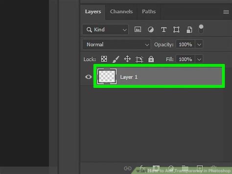 4 ways to add transparency in photoshop wikihow