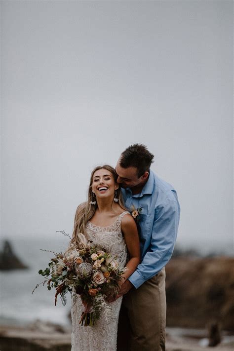 Beach Elopement Beach Elopement California Wedding Photography