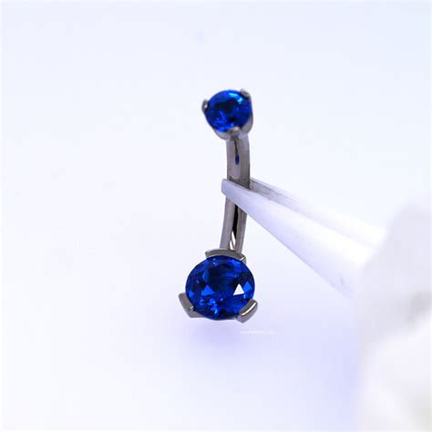 Prong Set Navel Curve Prysm Jewelry And Piercing