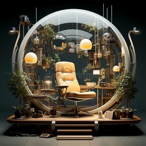 Abstract Illustration Of Eco Friendly Smart Residential Building Stock