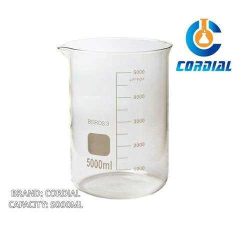 Beaker Tall Form Borosilicate Glass Shopee Philippines