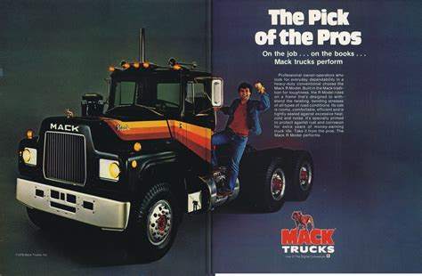 Photo September 1978 Mack Ad Mack Advertising Album Dutch Model