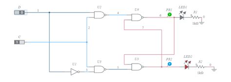 Gated D Latch Multisim Live
