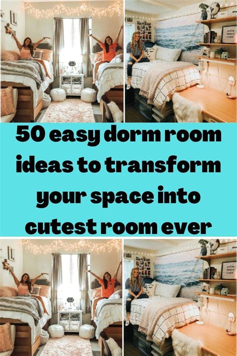 50 Simple Dorm Room Ideas To Transform Your Space Into The Cutest Room