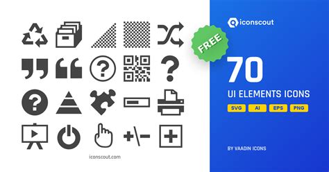 Free UI Elements Icon Pack 70 Free Download User Interface Icons IconScout