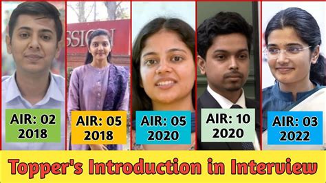 How To Introduce Yourself In An Interview Topper S Introduction In UPSC Interview YouTube
