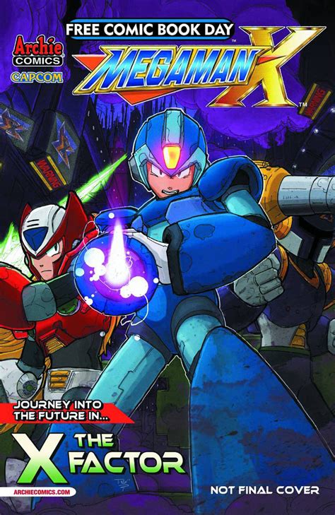 Mega Man X Free Comic Book Day Cover And Solicitation The Mega Man