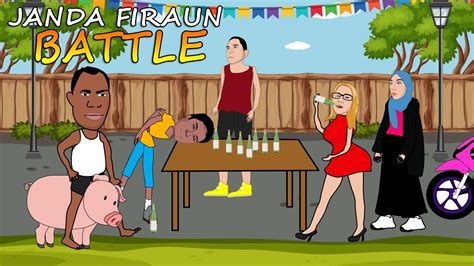 JANDA FIRAUN BATTLE LAWAN PEMUJAMU ANIMASI LUCU Mp4 YouTube