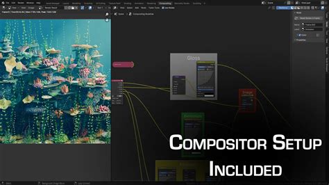 Blender Sea Coral Reef Geometry Flippednormals