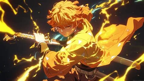 Ft De Zenitzu Agatsuma Anime Body Drawing Live Wallpapers Anime