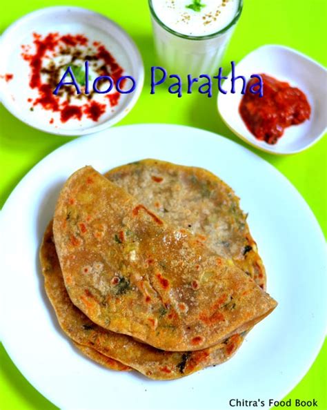 Punjabi Aloo Paratha Recipe Stuffed Potato Paratha Recipe Chitra S