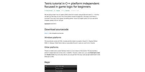 A Tetris Tutorial That S A Real Gem DEV Community