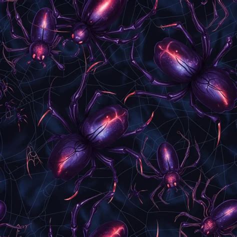 Violet Spiders Sewpercute