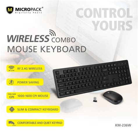 Micropack Ifree Pro Wireless Keyboard And Mouse Combo Micropack Zenox Hong Kong