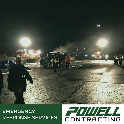 Powell Contracting On Linkedin Emergencyresponse Roadsidesafety