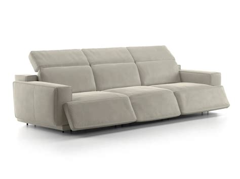Iago 3 Seater Recliner Fabric Sofa By Natuzzi Italia