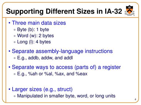 Ppt Assembly Language Ia 32 Instructions Powerpoint Presentation
