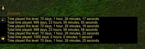 Just Hit 1000 Days Played On Main Rwow