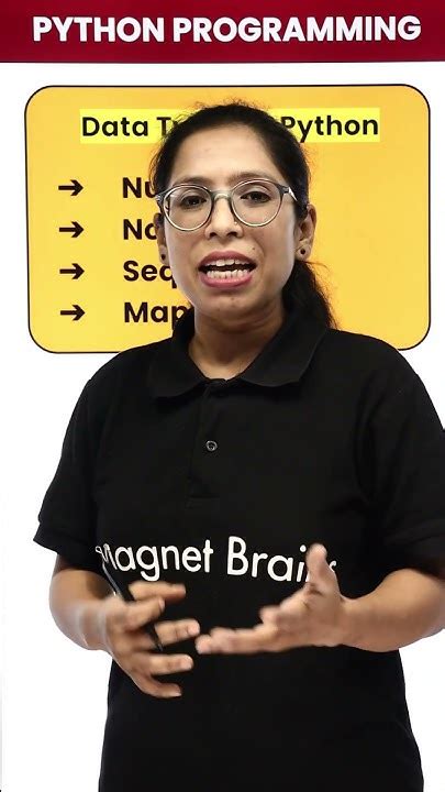 What Is The Role Of Data Types Pythonprogramming Magnetbrains Python Coding Youtube