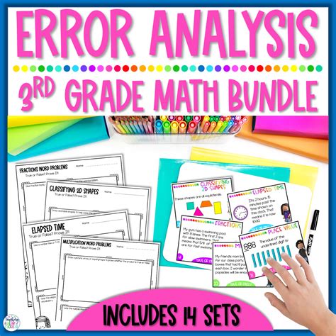 Why You Should Use Error Analysis Task Cards For Math Centers
