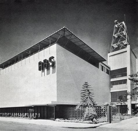 Alto Broadcasting System Building 1960 In Pasay Soon After Abs