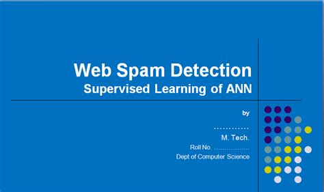 Web Spam Detection Using ANN Thesis Report The Digi Mart