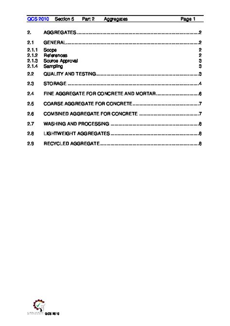 Qcs 2010 Section 5 Part 2 Aggregates Pdfcoffeecom