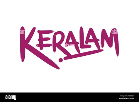 Kerala Letter Style Stock Vector Image And Art Alamy