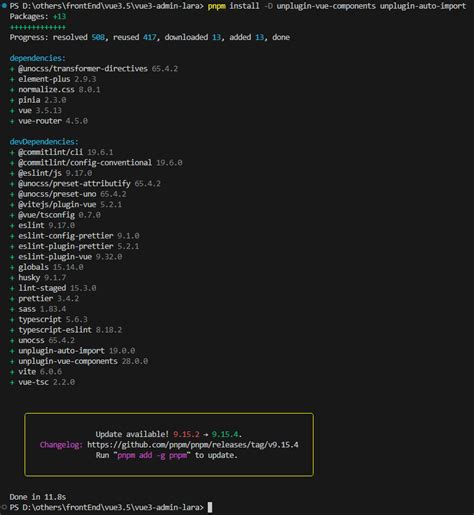 Vue35 企业级管理系统实战（四）：组件及api自动导入配置vue3 Auto Importsdts Csdn博客