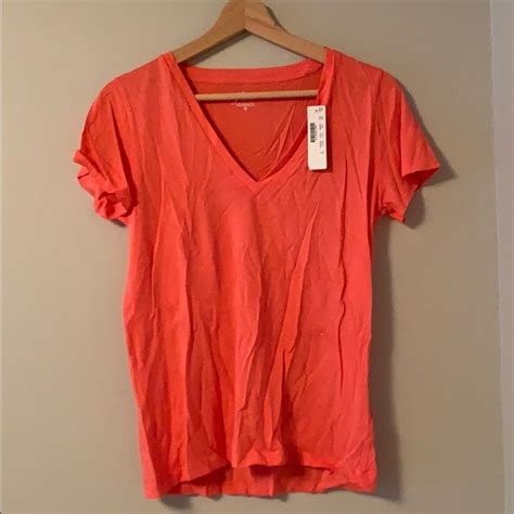 J Crew Tops Vneck J Crew Tee Poshmark