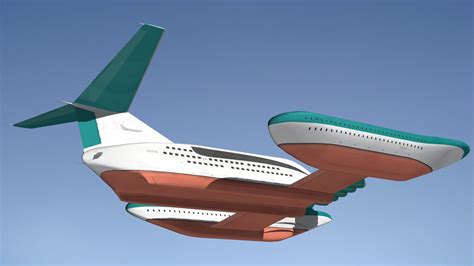 Ekranoplan Cruise 3d Model Turbosquid 2217269
