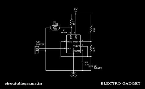 Darkness Detector Light Sensor Using Ldr Electro Gadget