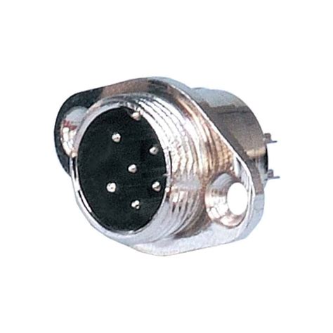 Mx Mic Female Connector Chassis Type 7 Pin Socket Mx Mdr Electronics