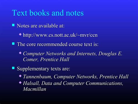 Computer Communications And Networks Ppt Computer Networking Computing