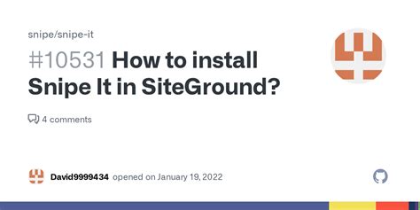 How To Install Snipe It In SiteGround Issue Snipe Snipe It GitHub