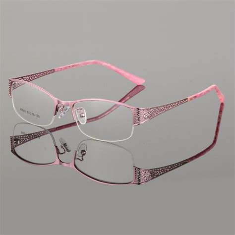 Reven Jate Half Rimless Eyeglasses Frame Optical Prescription Semi Rim