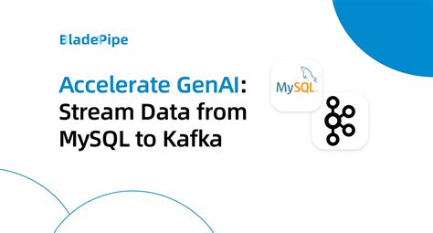Accelerate Genai Stream Data From Mysql To Kafka By Bladepipe Oct 2024 Medium