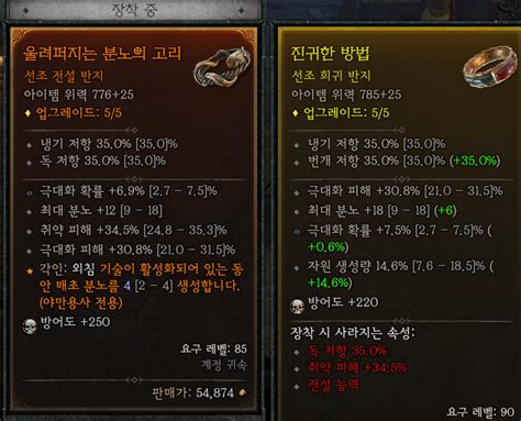 디아블로4 인벤 반지하나 먹었는데 음 교체할까요 디아블로4 인벤 야만용사 게시판