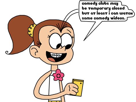 Luan Loud Watching Comedy Videos On Cellphone By Ultra Shounen Kai Z On