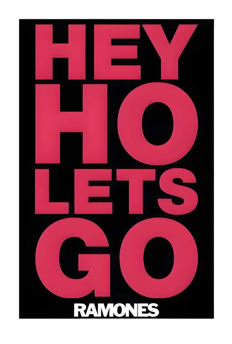 Ramones Hey Ho Lets Go 2 Digital Posters Classic Punk Rock Music