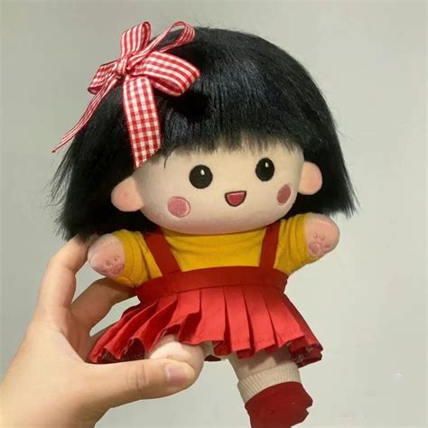 Cute Cherry Maruko 20cm Cotton Doll Movable Skeleton Doll Girl Doll