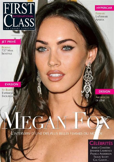 Megan Fox First Class Magazine July 2023 Issue • Celebmafia