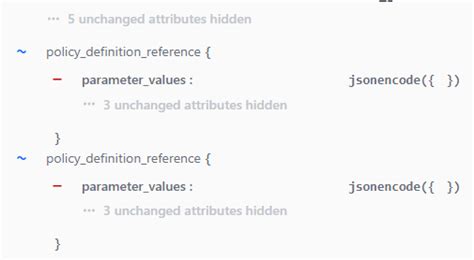 Policy Resources Optional Parameters State Mismatch · Issue 21048
