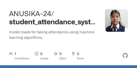 GitHub ANUSIKA Student Attendance System Model Made For Taking Attendance Using Machine