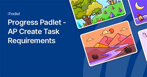 Progress Padlet Ap Create Task Requirements
