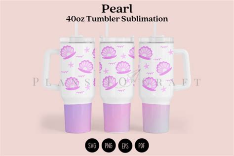 1 Pearl 40oz Quencher Tumbler Wrap Svg Designs And Graphics