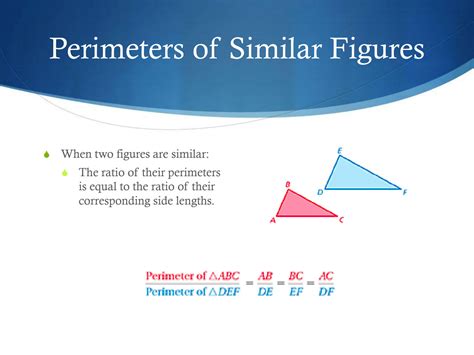 Solution Perimeter And Areas Of Siilar Triangle 10th Grade Studypool