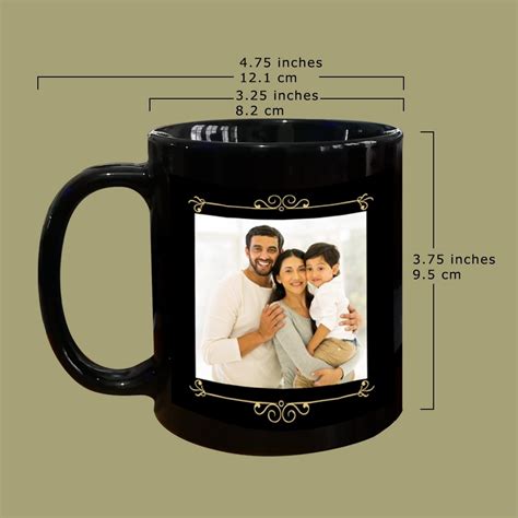 Anim8lk Black Photo Mug Custom Printable Glasses Cups And Mugs