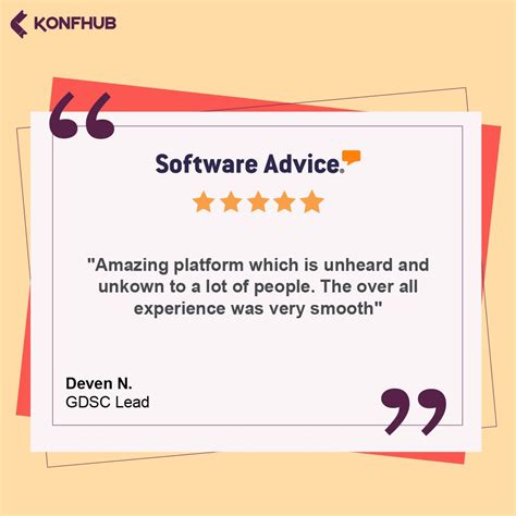 Konfhub Team On Linkedin Konfhub Events Tech Review Testimonial